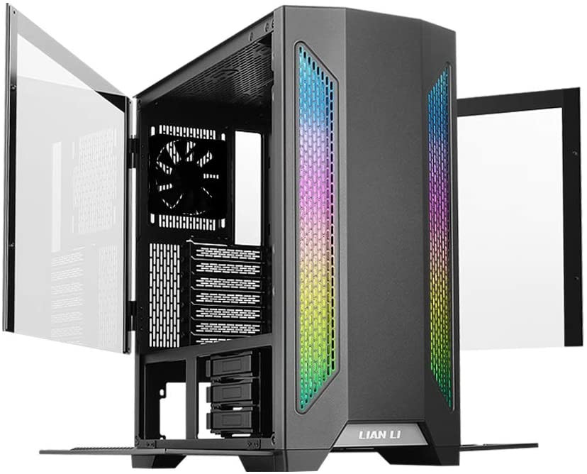 LIAN LI LANCOOL 2 Black Tempered Glass ATX Case -Black Color -LANCOOL ...